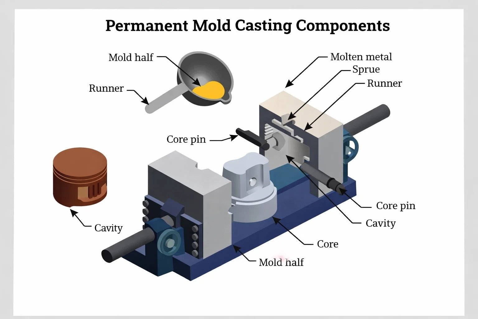 Brass Permanent Mold Casting