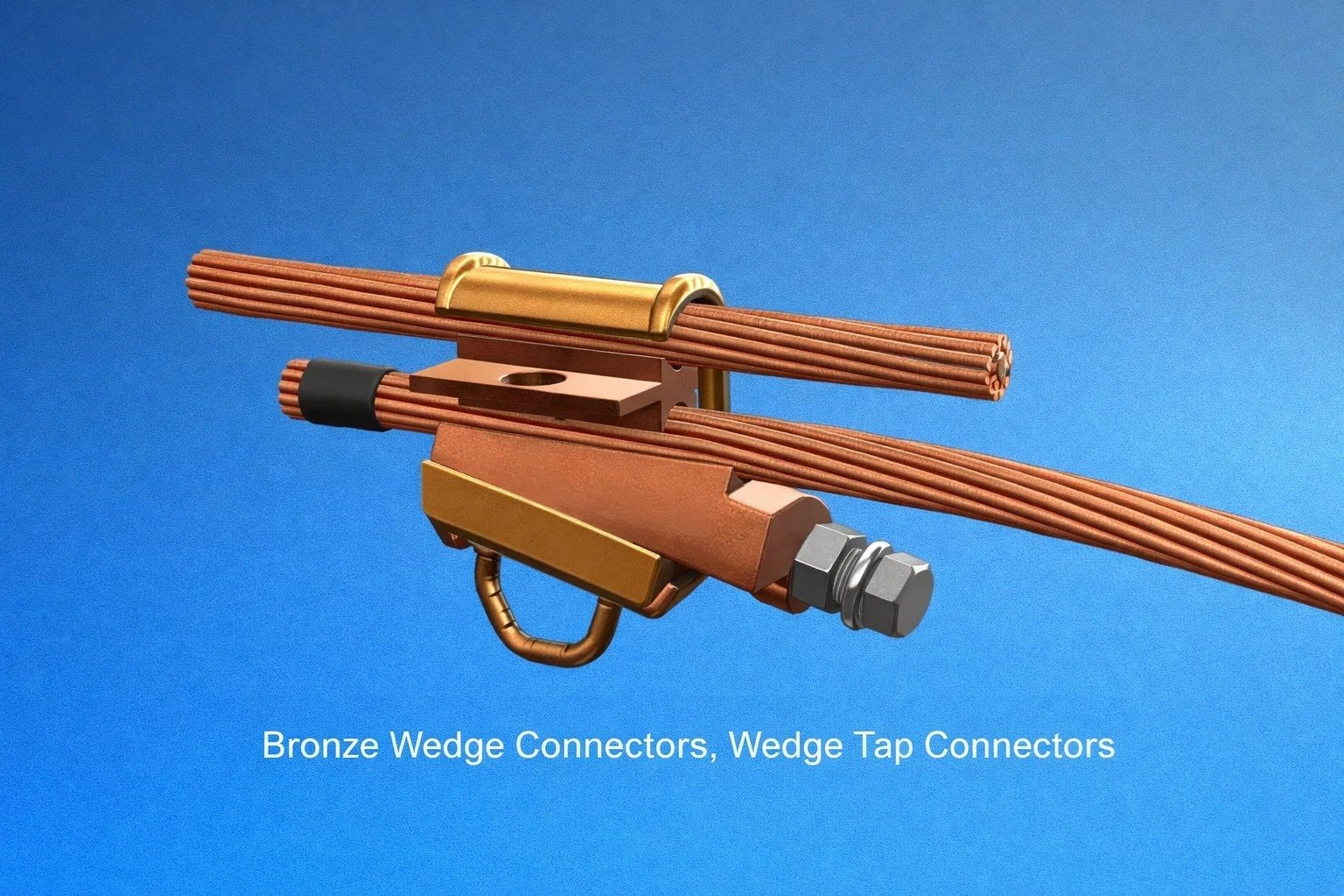 Bronze Wedge Connectors